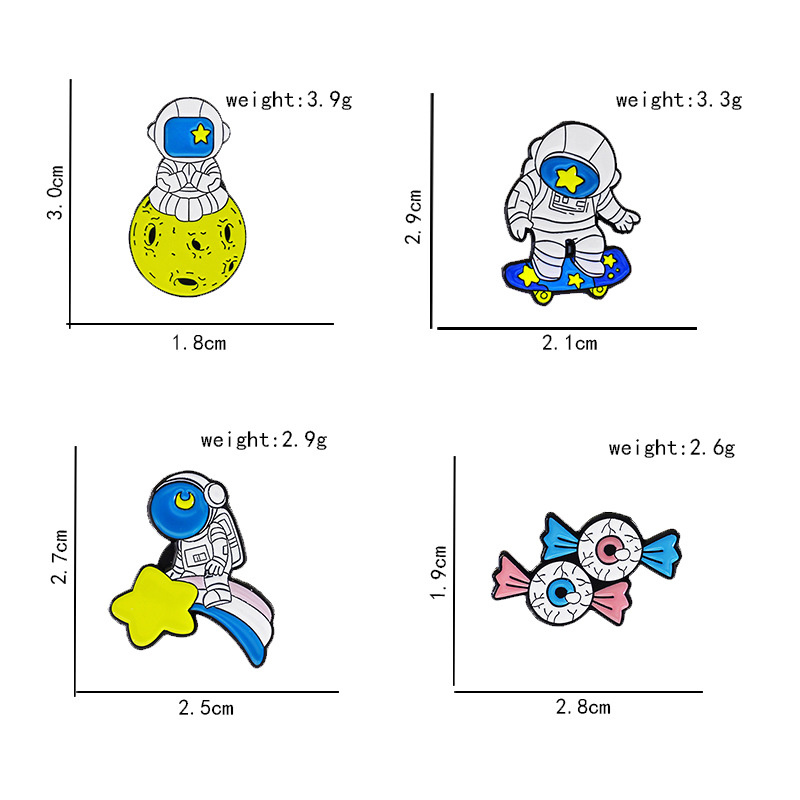 Creative Fashion Spaceman Slides A Skateboard Steps Rainbow - Temu ...