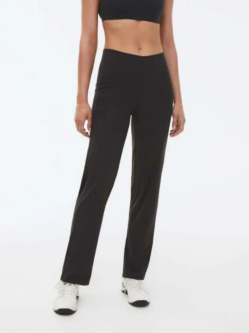 Seamless High Waist Yoga Pants Womens Solid Running Workout Fitness