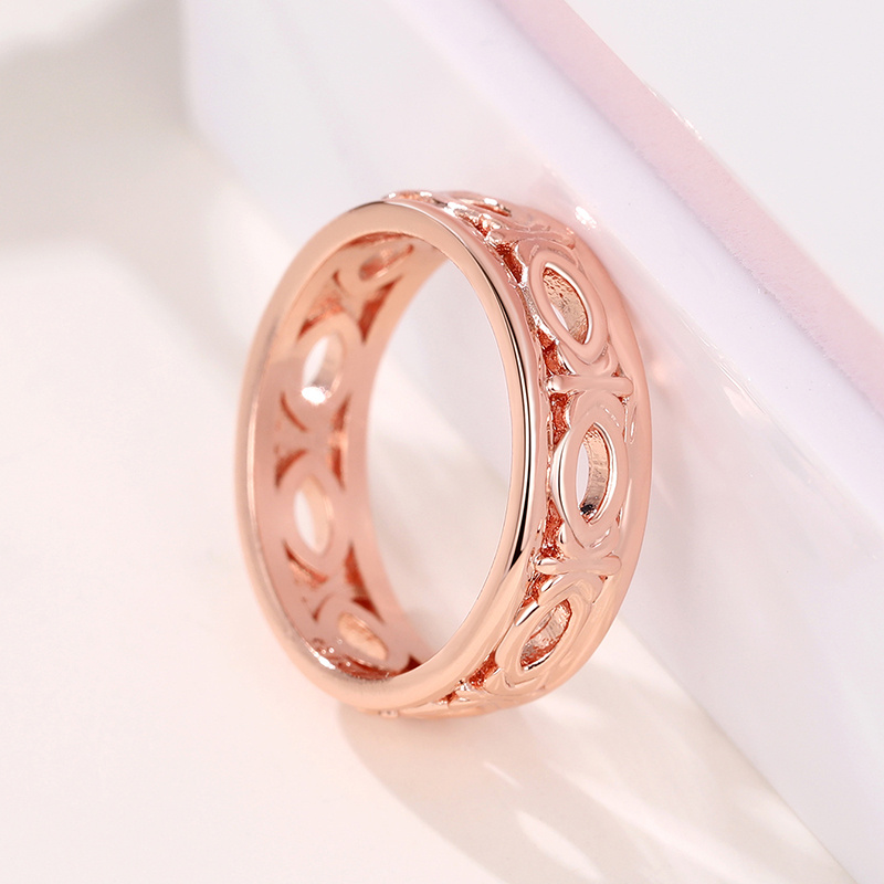 Personality Hollow Carved Rings Simple Hip Hop Style Band - Temu Australia