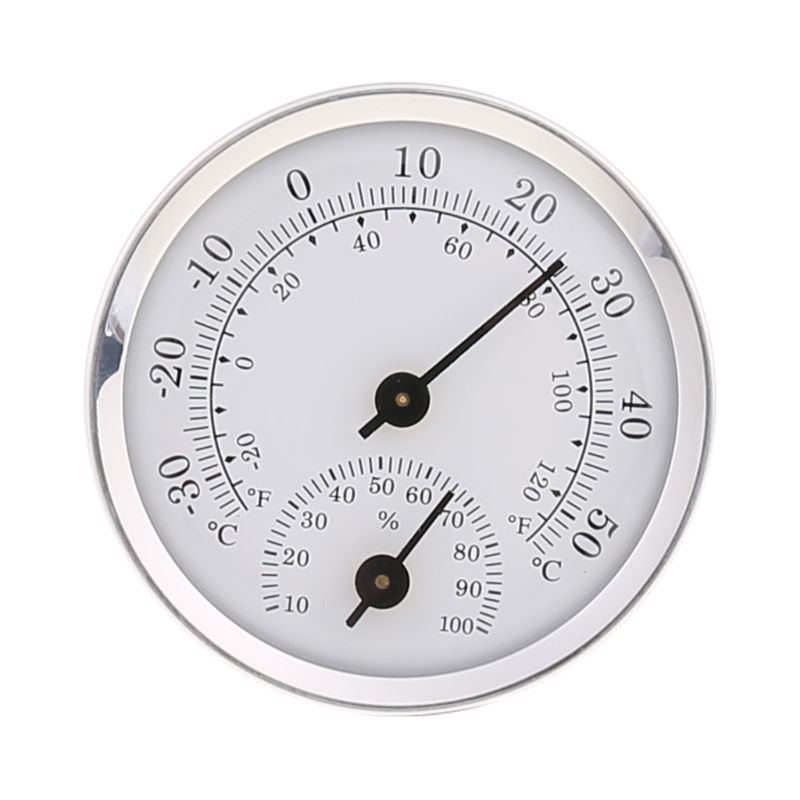 Metal Pvc Indoor Outdoor Thermometer Hygrometer - Temu