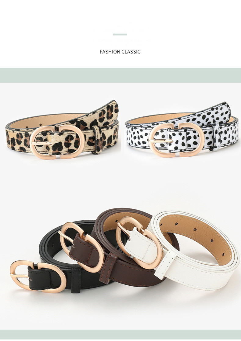 Female Leopard Belt Snake Thin Waistband Pu - Temu Australia