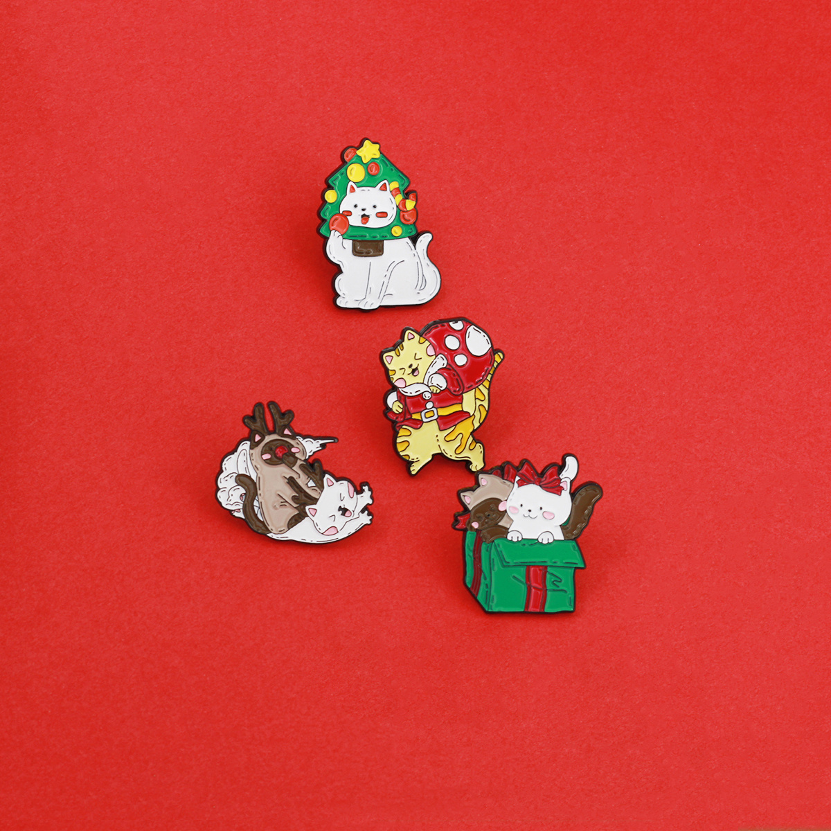 Cute Cartoon Christmas Red Brooch Pin Unisex Personalised - Temu Australia