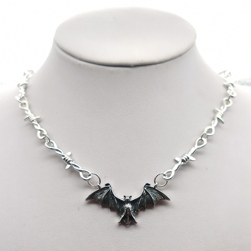 Men's Vintage Bat Shape Zinc Alloy Necklace | High-quality & Affordable ...