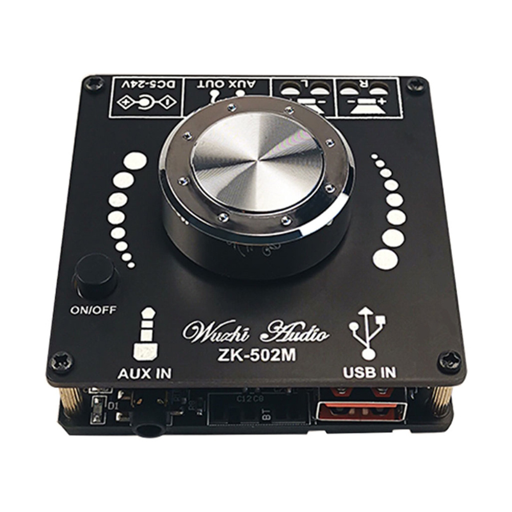 Zk 502m Mini Bt Compatible 5 0 Power Audio Amplifier Board 50wx2 Stereo ...