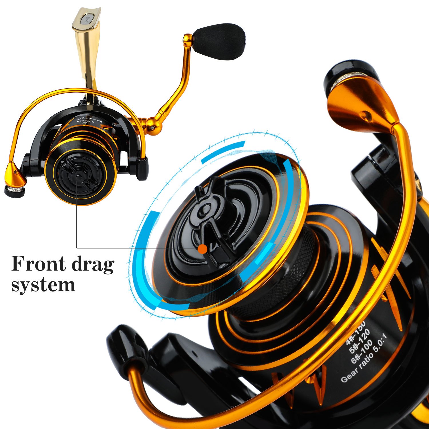 Spinning Fishing Reel 13+1 Bb Ultra Smooth - Temu New Zealand