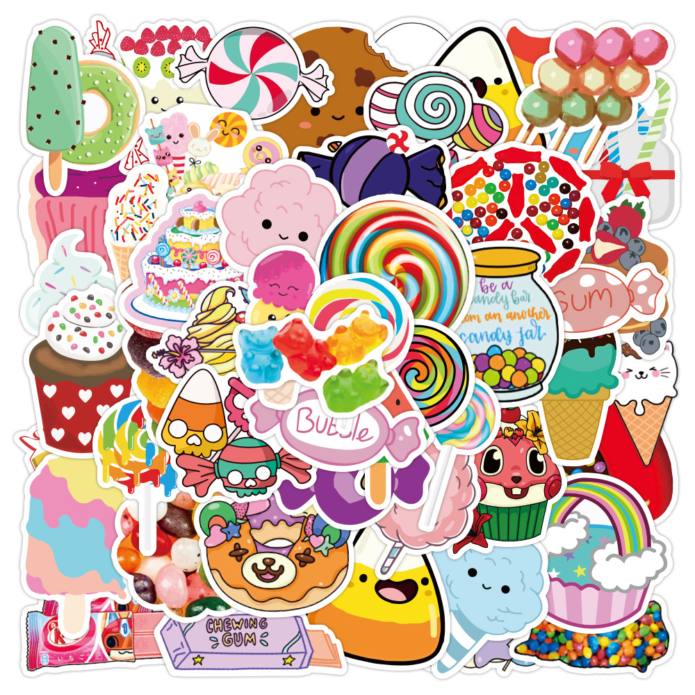 Candy Stickers Cute Stickers Laptop Case Helmet Decoration - Temu Australia