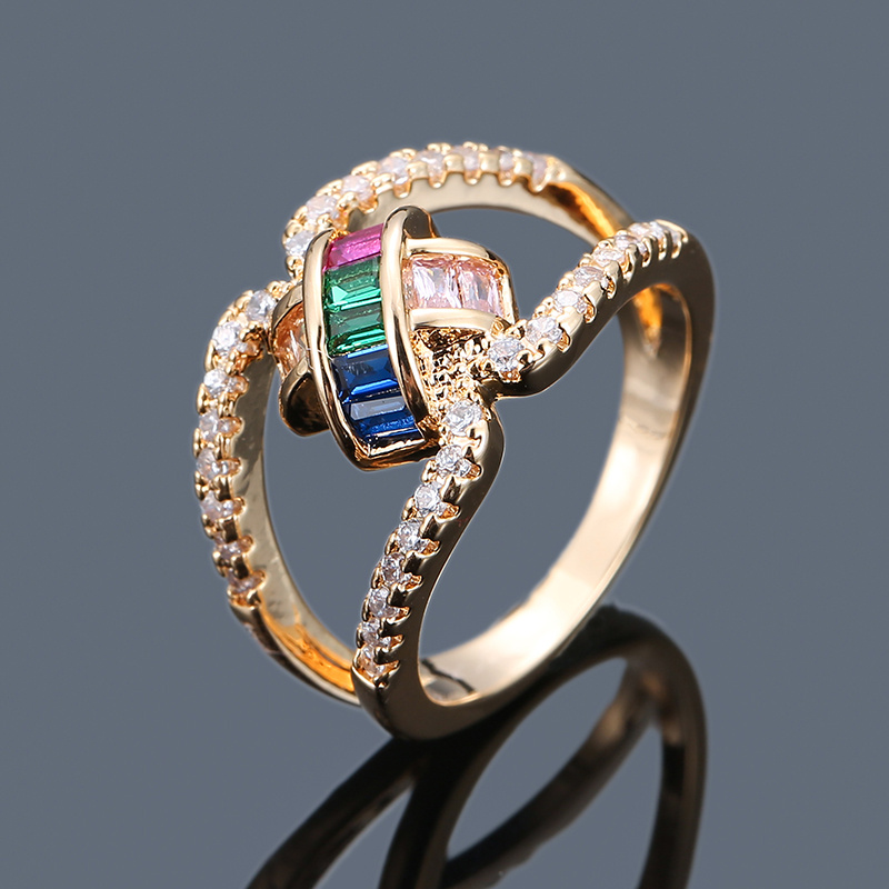 Copper Color Rhinestone Ring - Temu United Kingdom