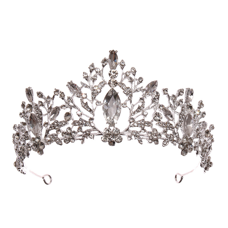 Baroque Vintage Crystal Crown Tiara Rhinestone Wedding - Temu Netherlands