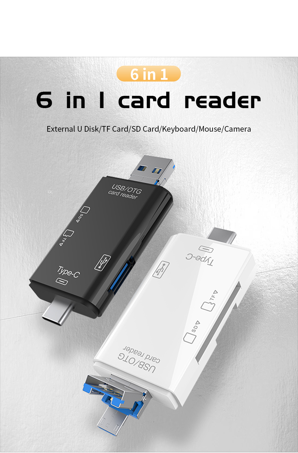 Boost Your Device's Memory With This Usb Tf Sd Card Reader - Compatible ...