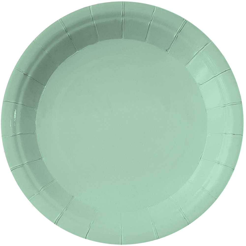 Simple Solid Color Plate Party Disposable Paper Plate - Temu Canada