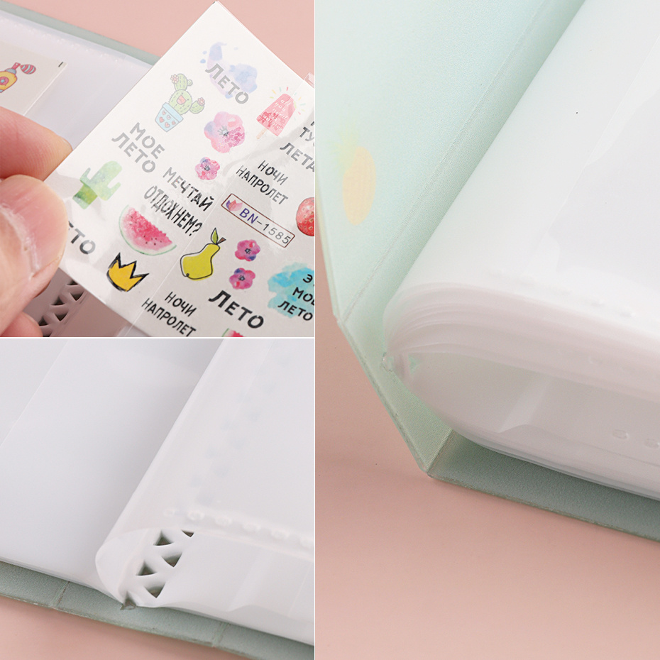 Cherry Nail Decals Art Nail Sticker Storage Book Sticker - Temu United ...