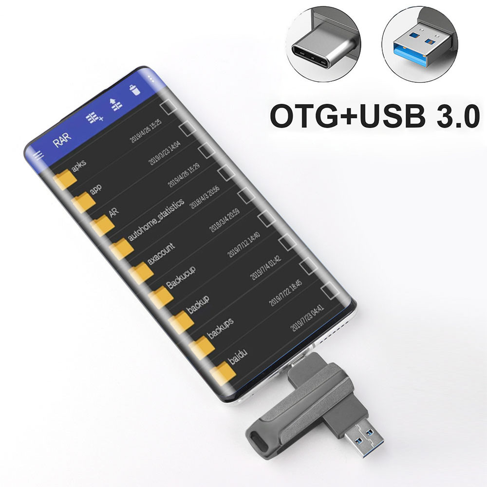 1 Dark Grey U Disk Usb 3.0 Interface 64gb Type C - Temu Australia