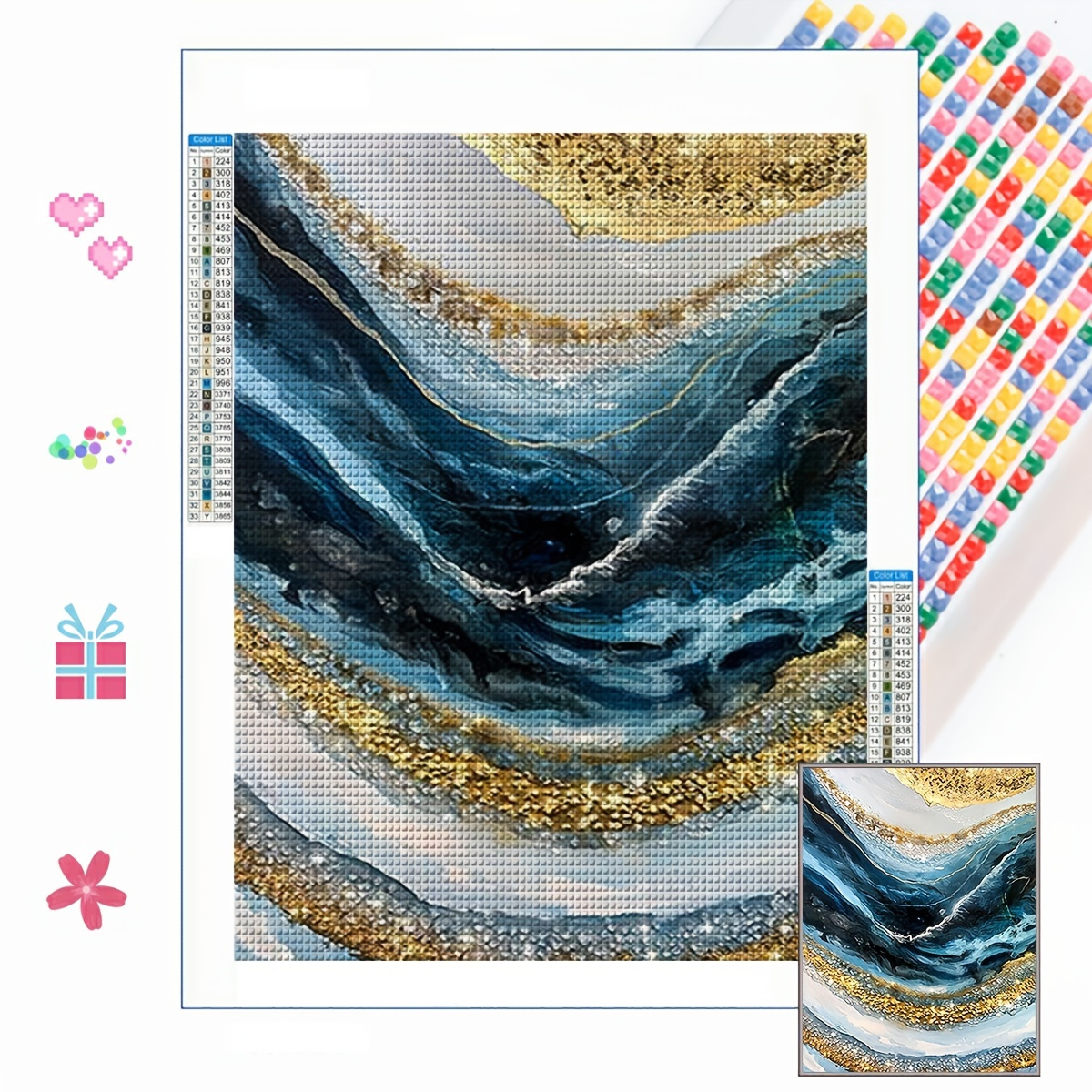 New Diamond Painting 5 Diy Christmas Series Full Diamond Home ...