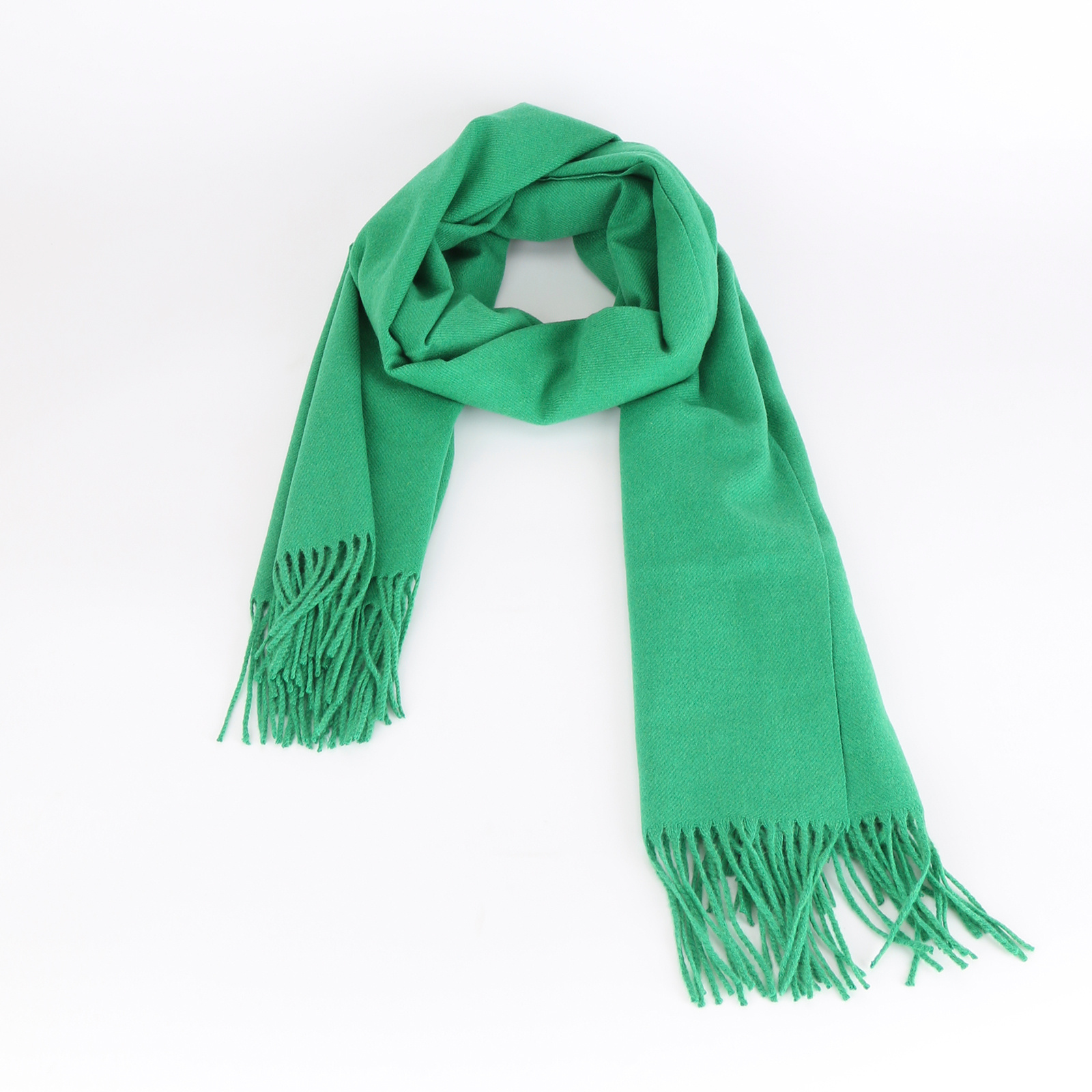 Solid Color Cashmere Scarf Simple Tassel Soft Warm - Temu Netherlands