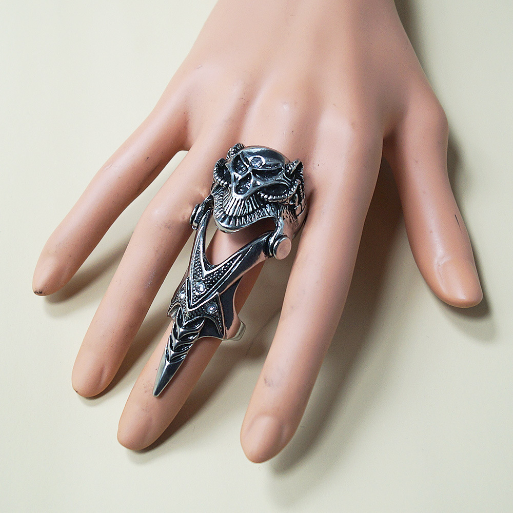 Hot Selling Knuckle Ring Men' Fashion Hip Hop Ring - Temu New Zealand