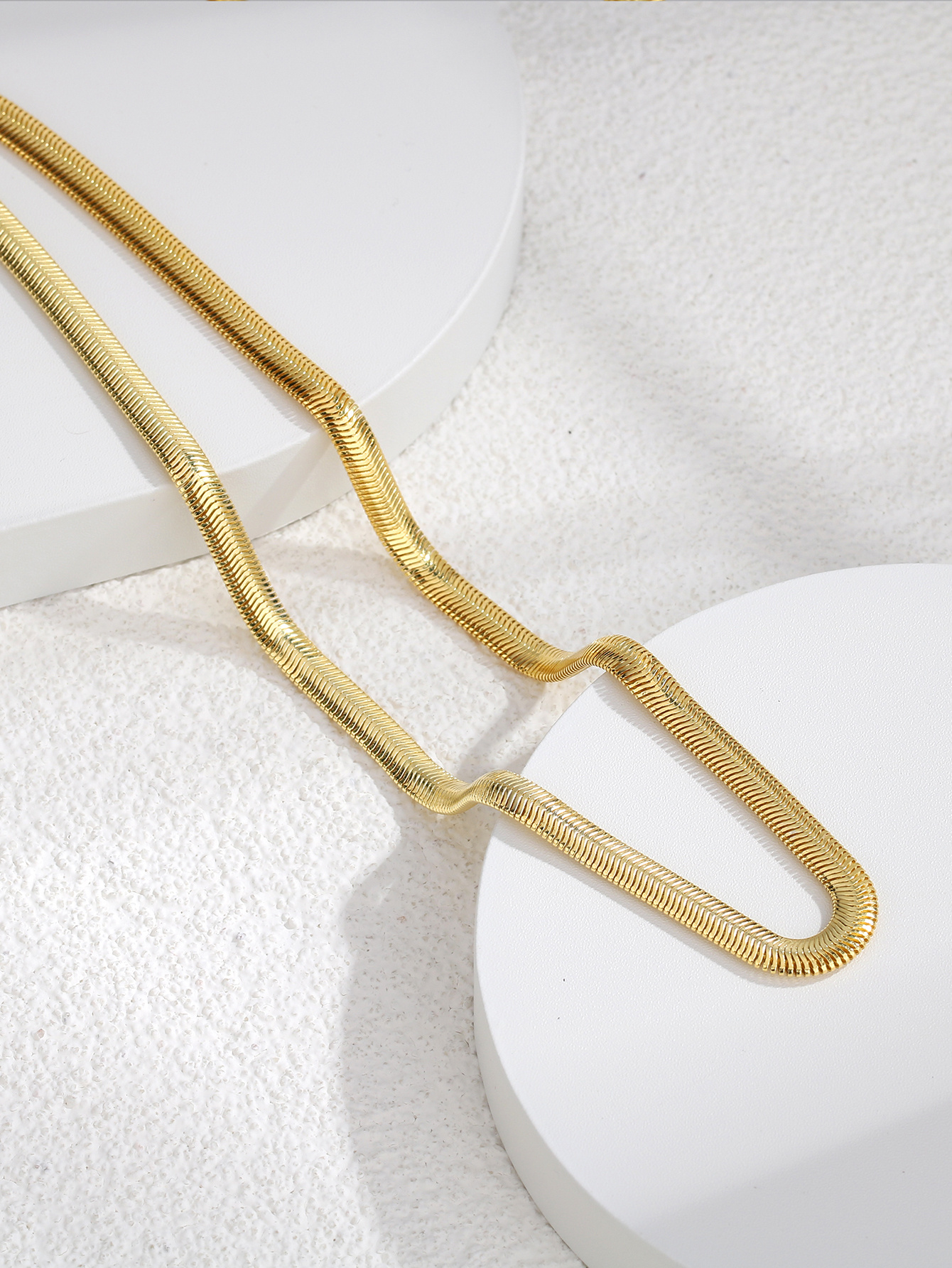 18k Plated Luxury Blade Snake Bone Necklace Women Girls - Temu Australia