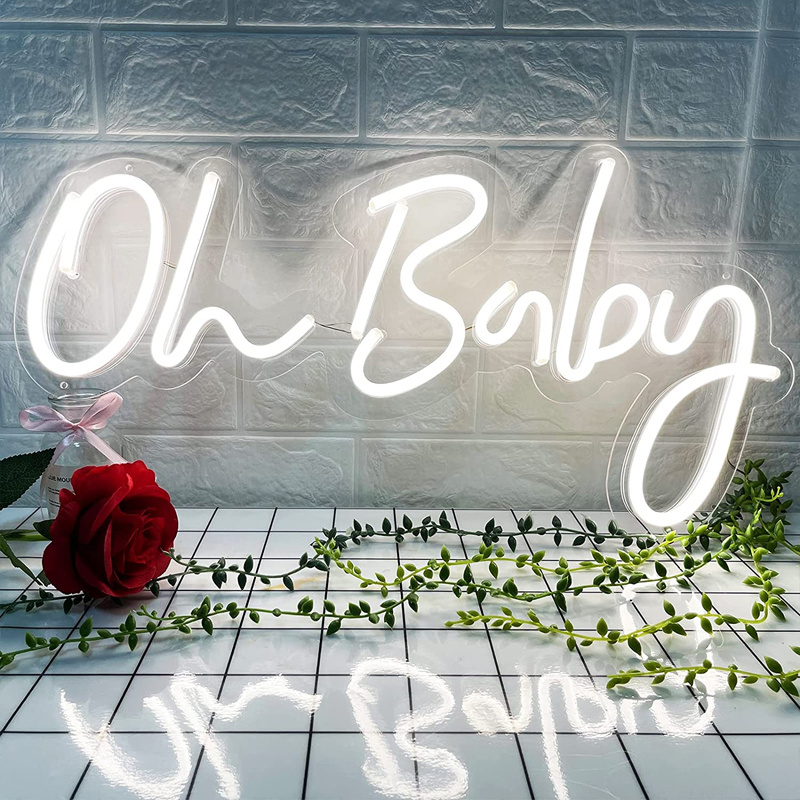 Oh Baby! Brighten Baby Room A Neon Sign Perfect Baby Shower - Temu ...