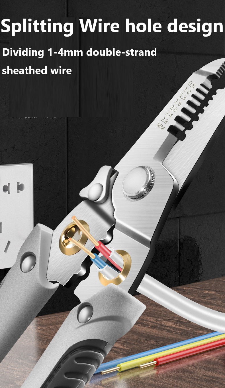 Wire Stripping Pliers Multifunction Electrician Cable - Temu