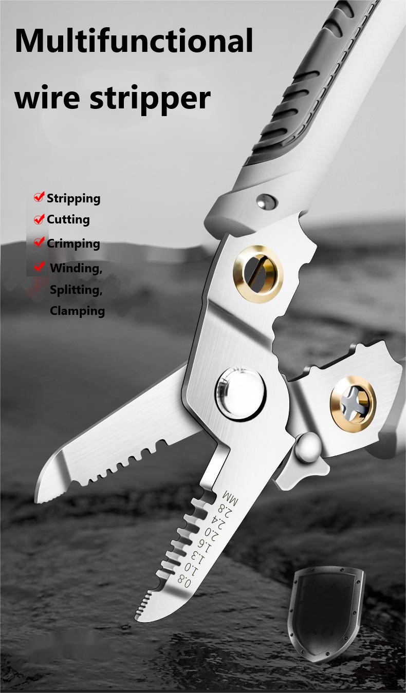Wire Stripping Pliers Multifunction Electrician Cable - Temu