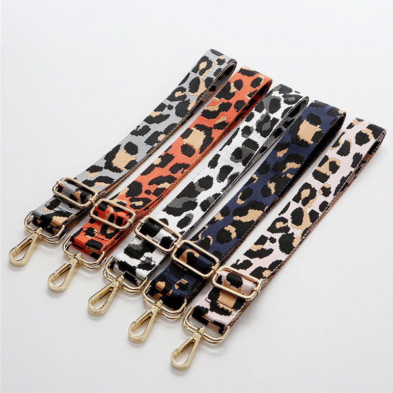 Leopard Print Bag Straps Handbag Shoulder Bag Crossbody Bag Handle ...
