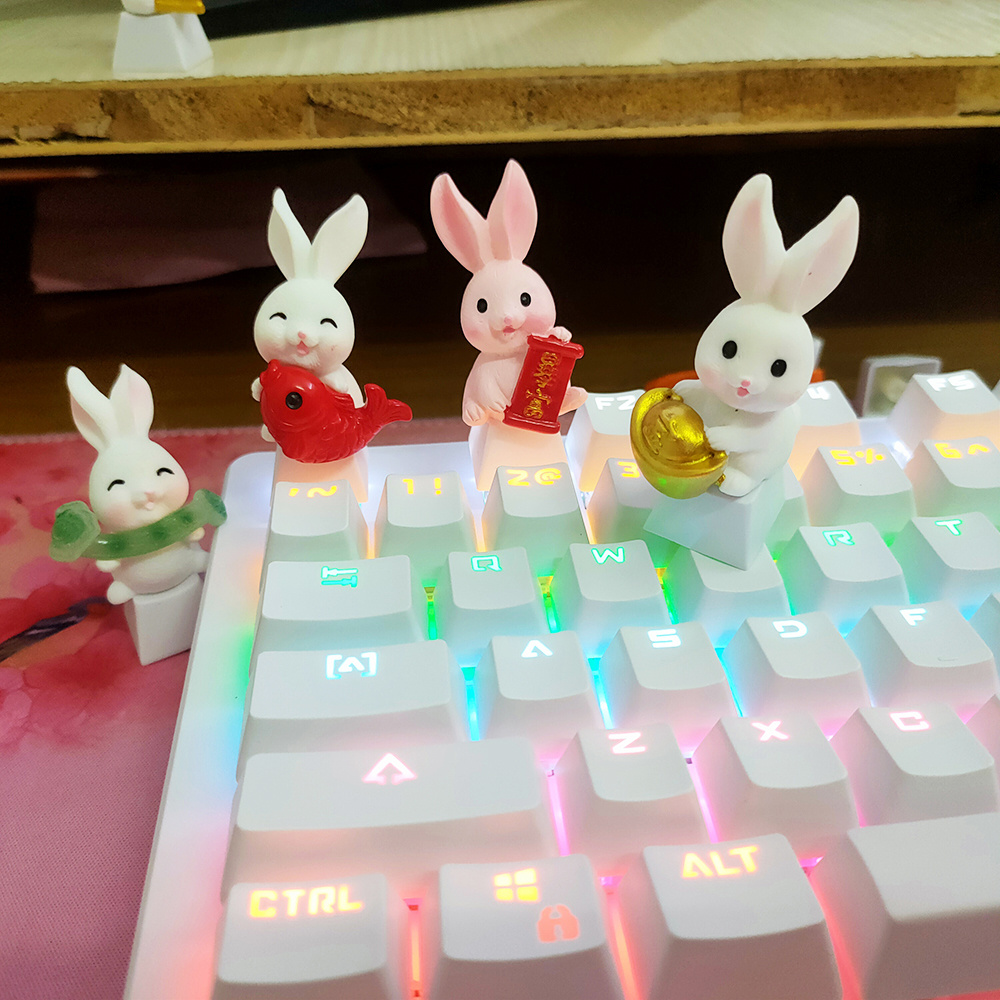 Pbt Anime Kawaii Cute Keycap Switch Mechanical - Temu Australia