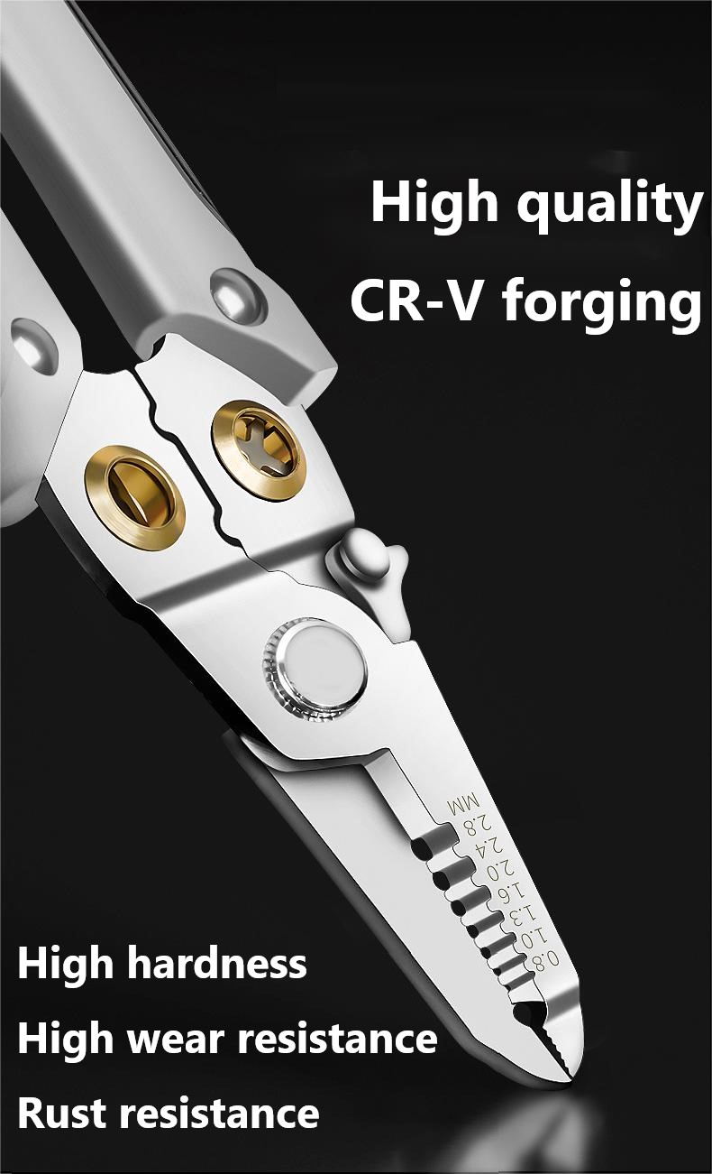 Wire Stripping Pliers Multifunction Electrician Cable - Temu