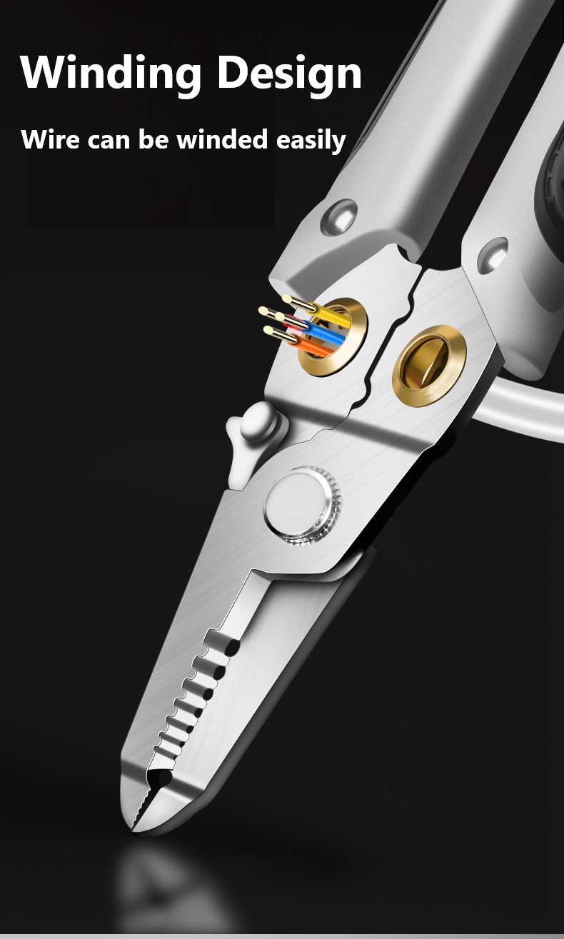 Wire Stripping Pliers Multifunction Electrician Cable - Temu