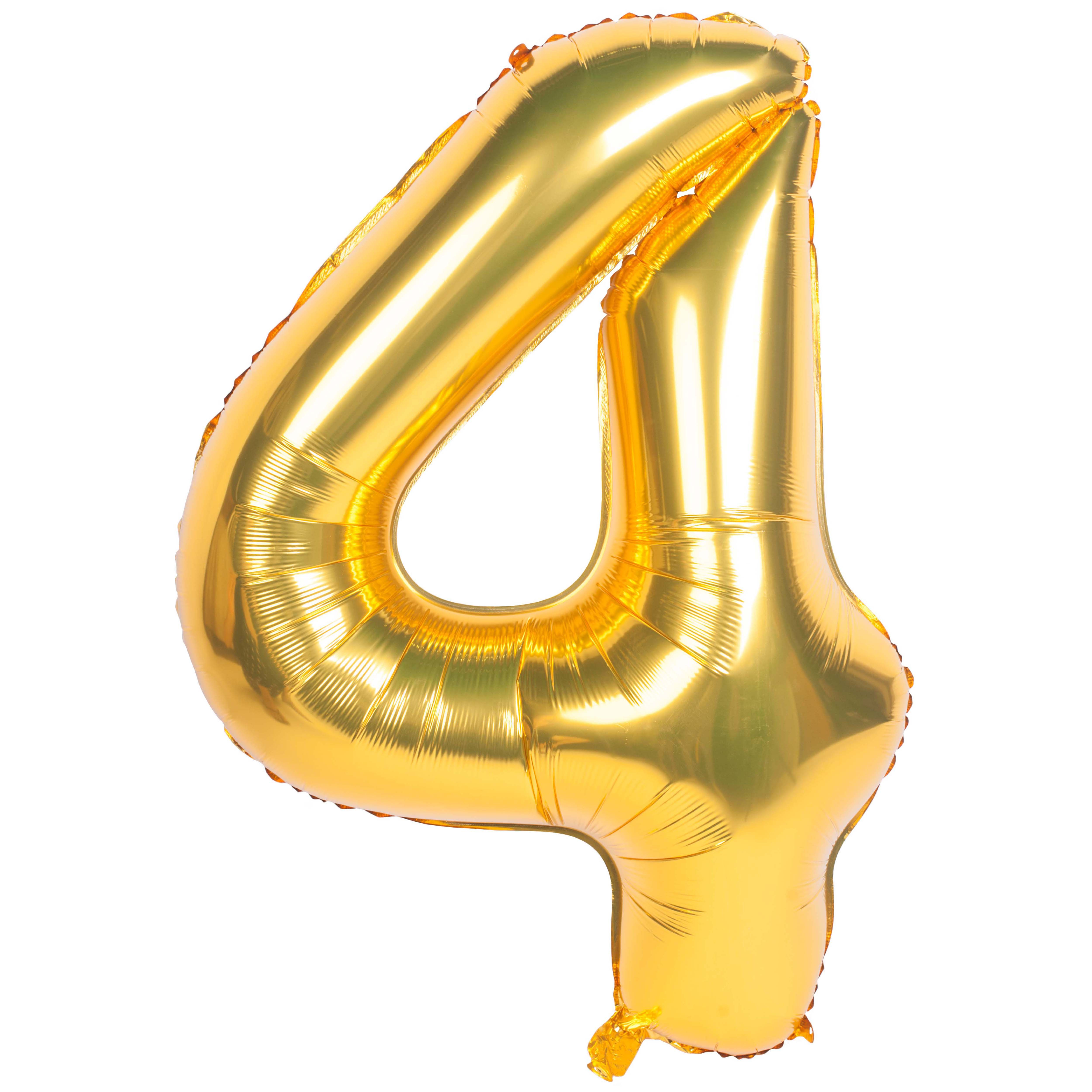 Gorgeous 40 Inch Gold Digit Balloon Perfect Birthday Party Decorations ...