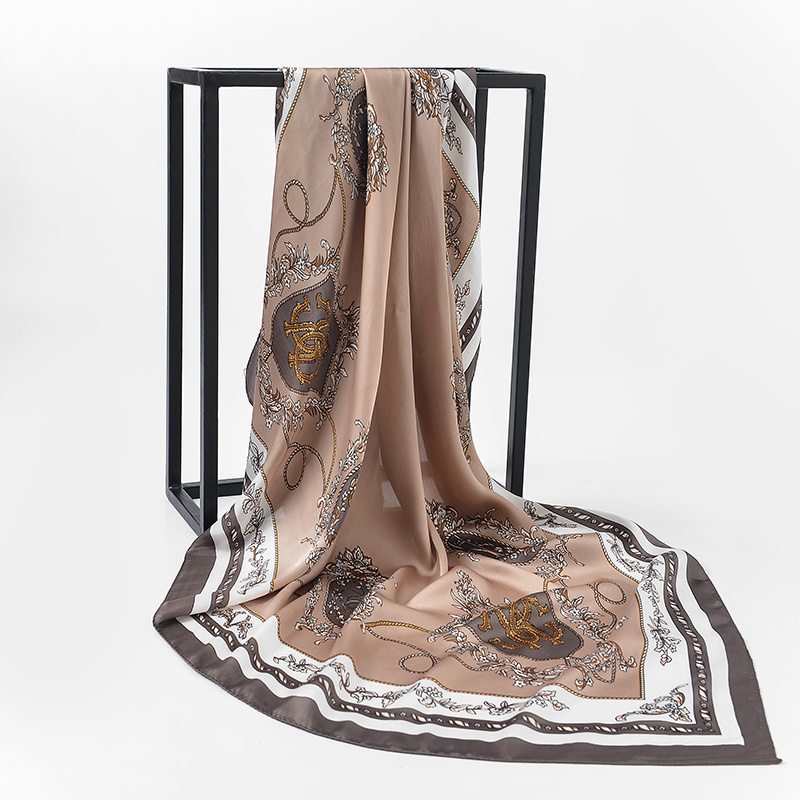 Silk Like Scarf Bandana Square Silk Like Hair Scarves Wraps - Temu Canada