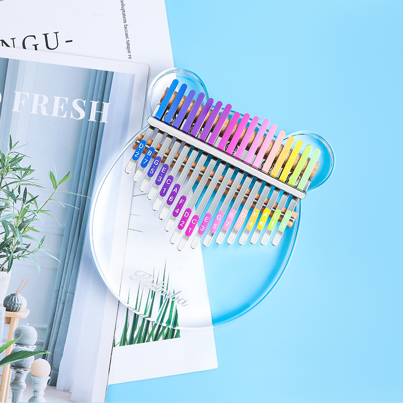 Learn Play Kalimba Thumb Piano Easily Colorful Note - Temu