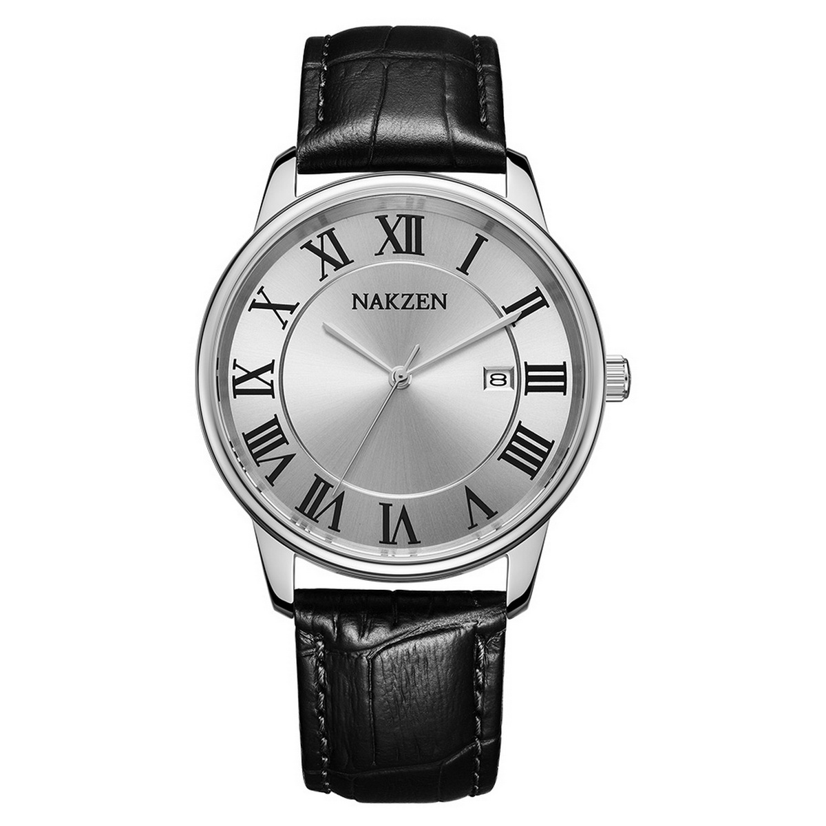 1pc Fashionable Men's Watch Casual Clock Sport Stainless Steel Case ...