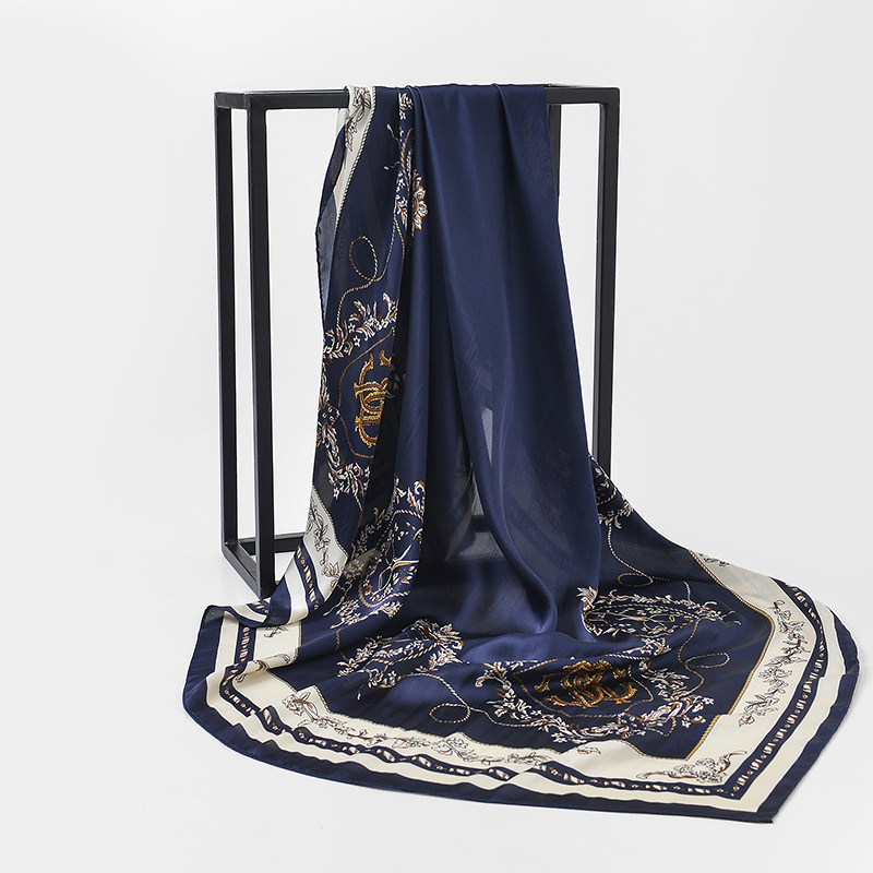 Silk Like Scarf Bandana Square Silk Like Hair Scarves Wraps - Temu Canada