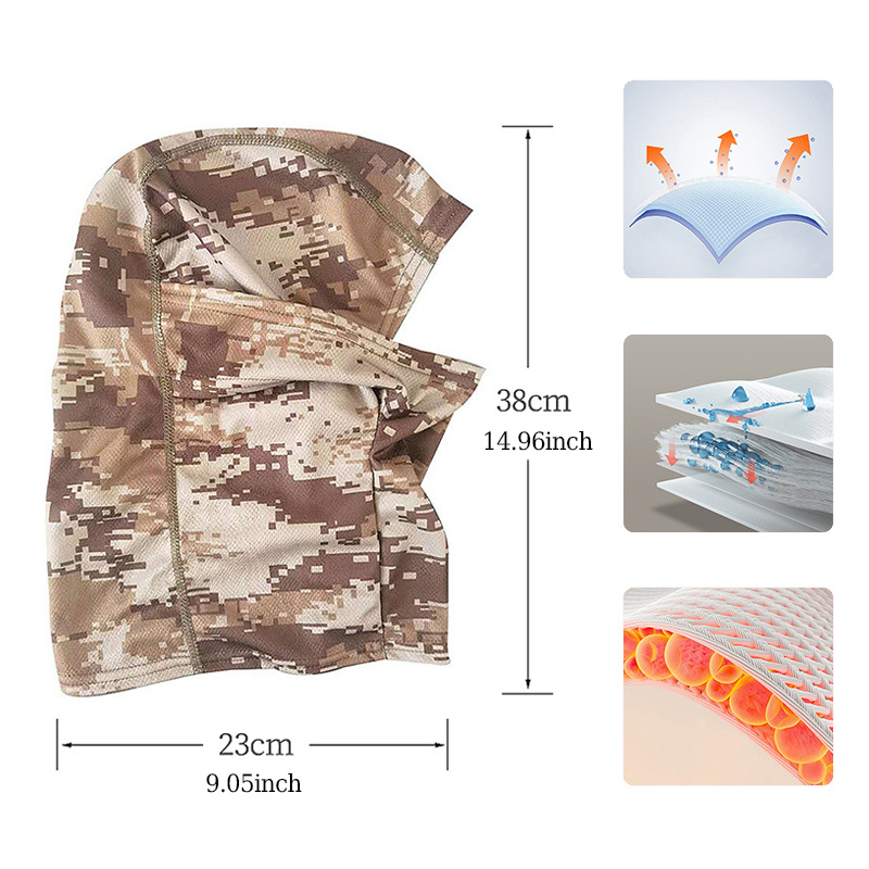 Camouflage Balaclava Full Face Autumn Military Hunting Head Cover Scarf ...
