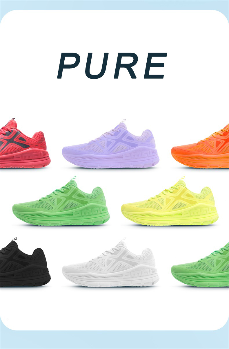 Bmai Men's Shock-absorbing Running Shoes, Breathable Lightweight ...