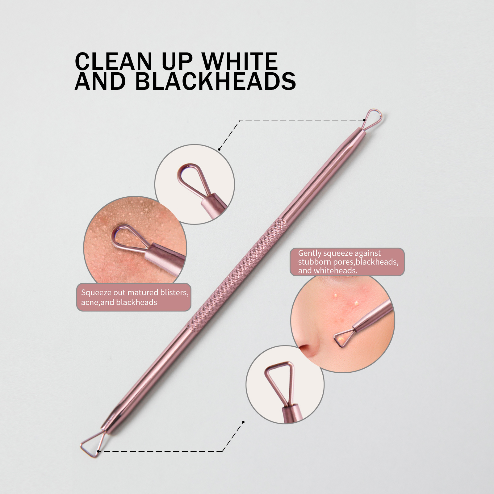 Blackhead Remover High quality Stainless Steel Double ended - Temu New ...