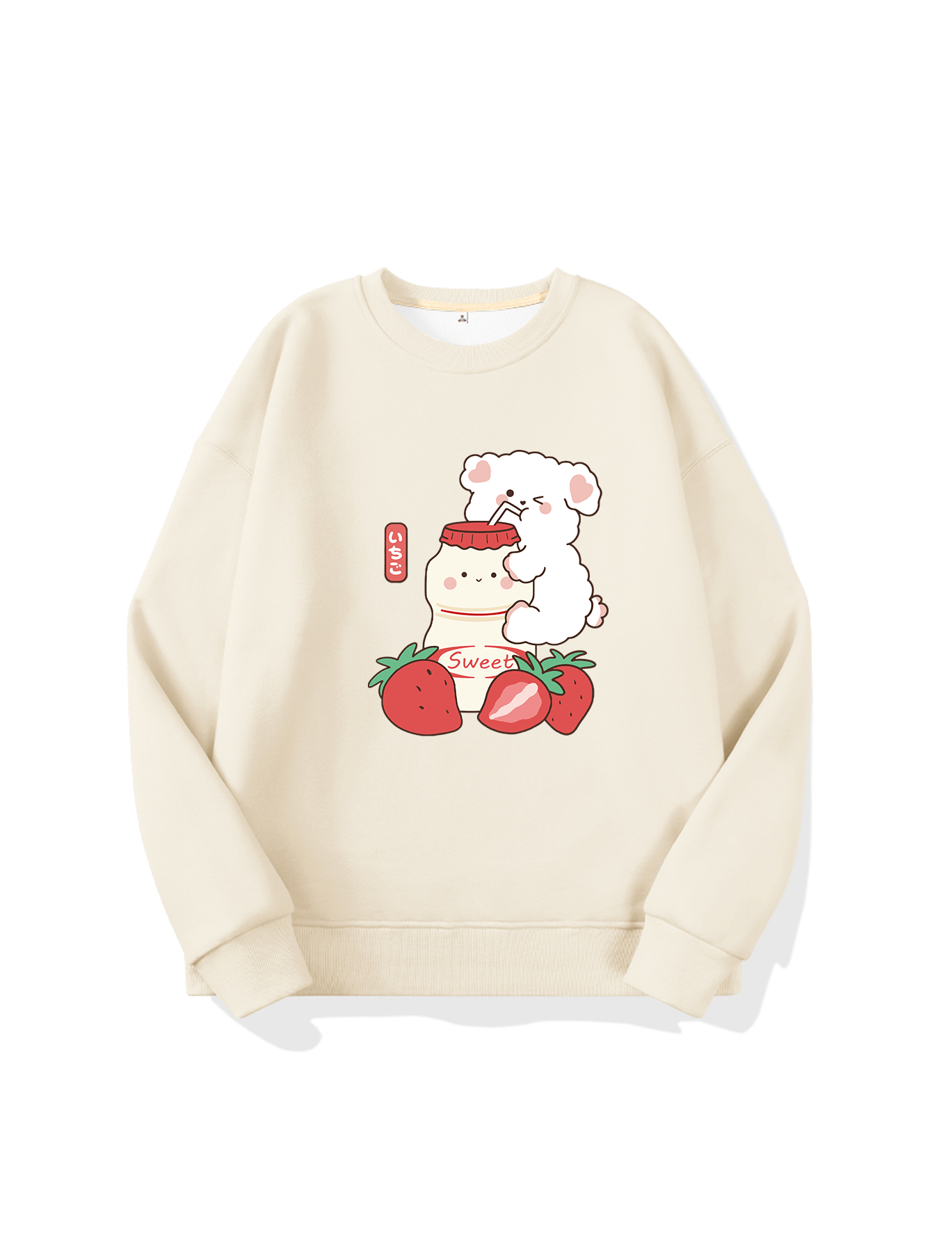 bear graphic print sweatshirt long sleeve crew neck pullover - Temu United Kingdom