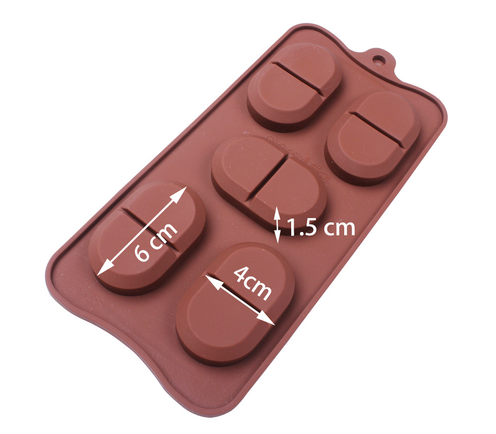 5 Hole Pill Silicone Mold Chocolate Sugar Cake Decoration - Temu Australia