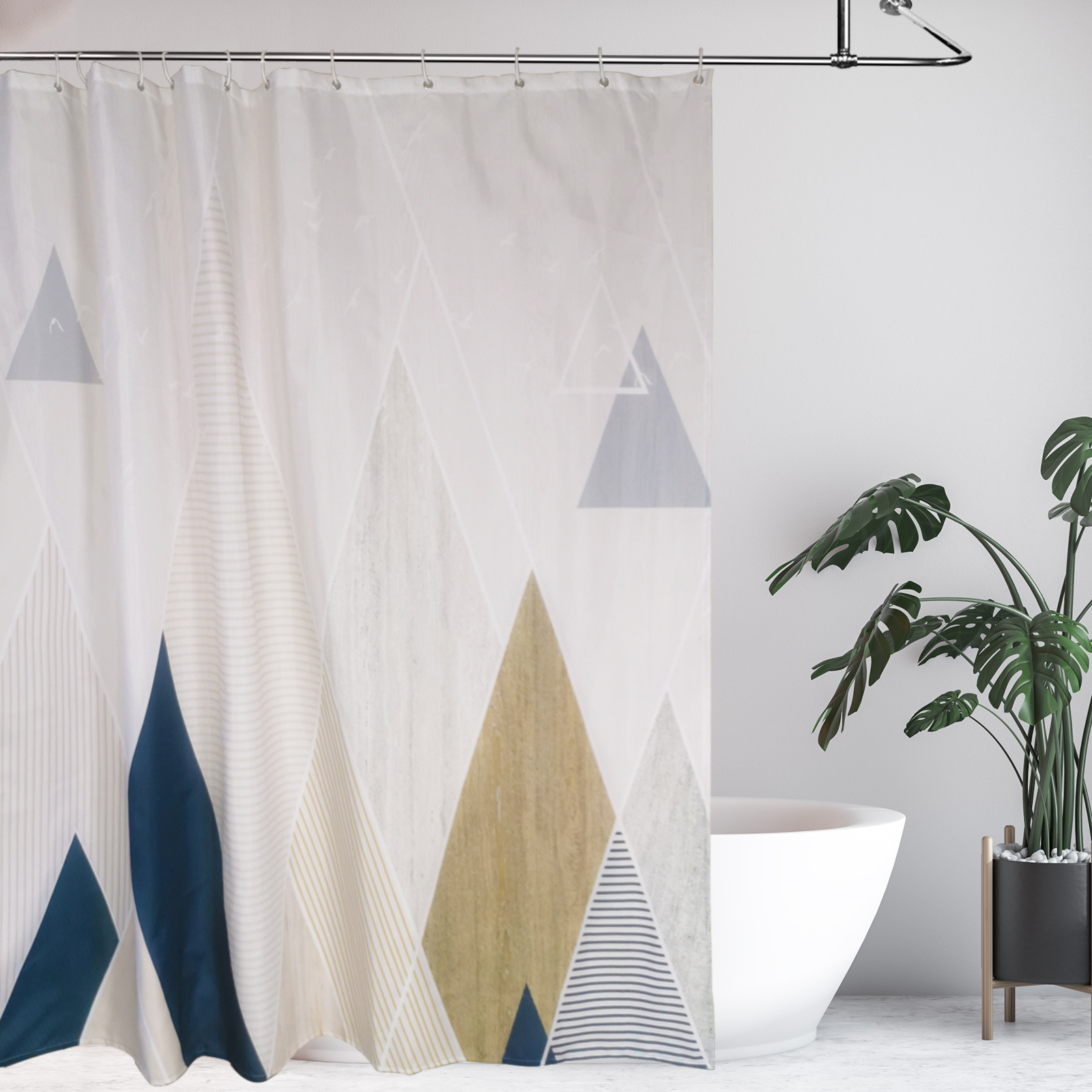 Bathroom Set Shower Curtain Rugs Non slip Bath Mat Toilet - Temu Australia