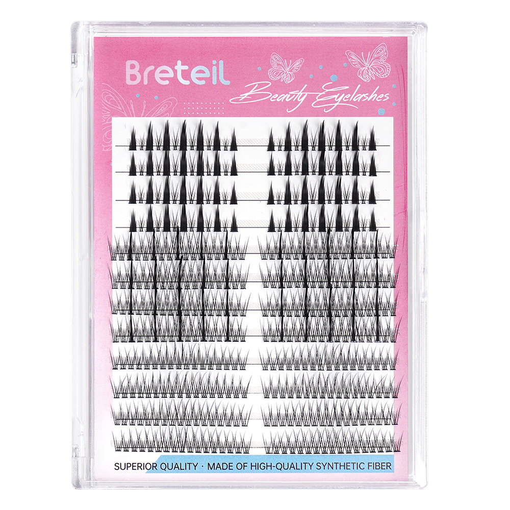 12 Raw Individual Lashes Cluster Lashes Natural False Eyelashes Mixed 3 ...