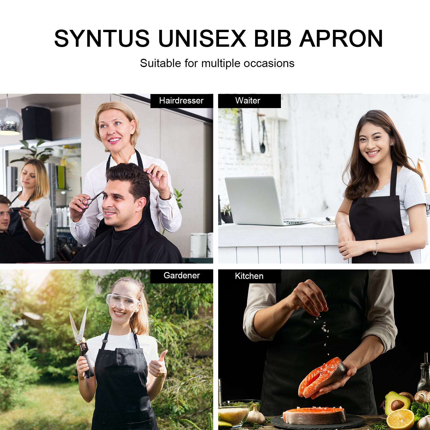 Heavy Duty Canvas Work Apron Adjustable Apron Kitchen - Temu