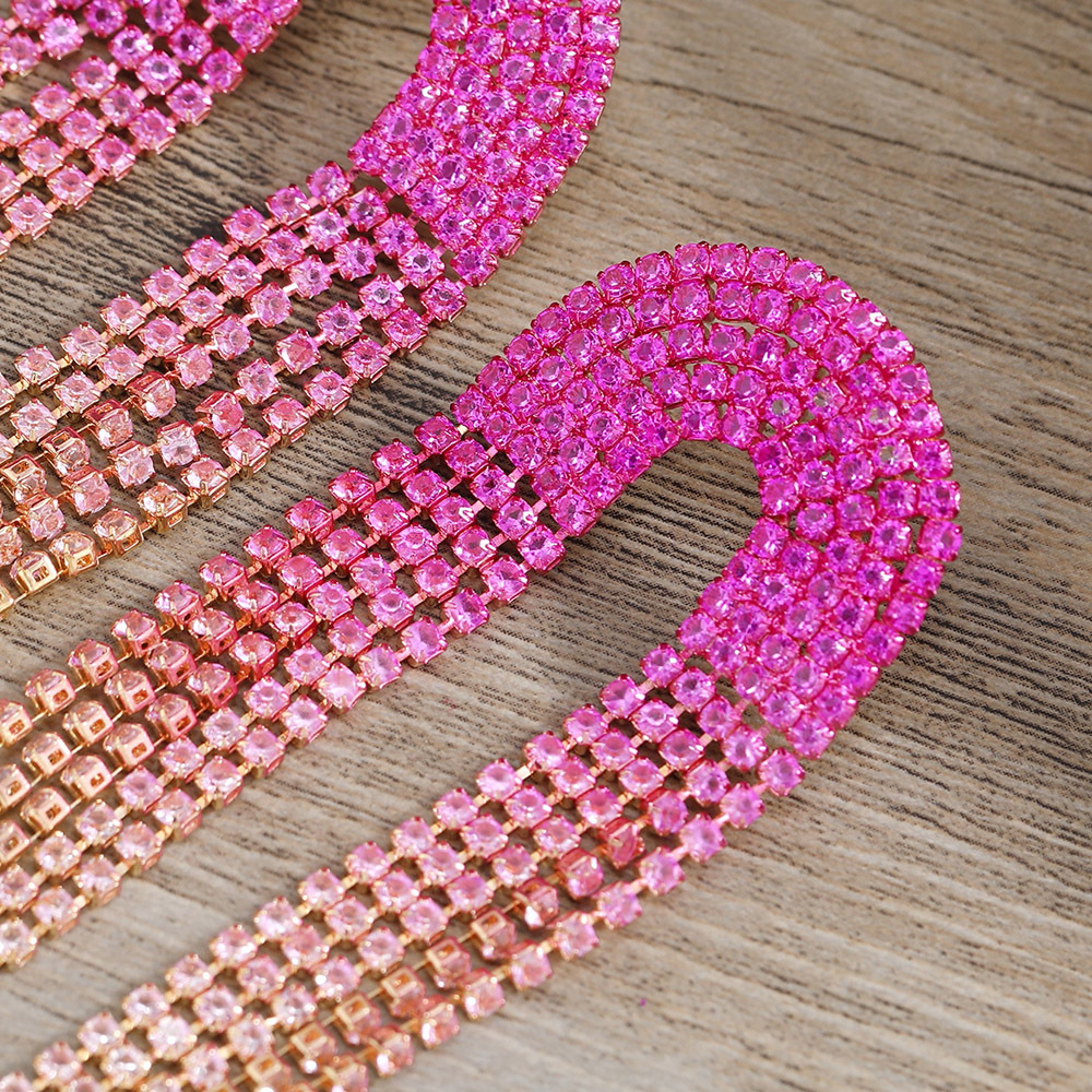 Gradient Color Shiny Tassel Dangle Earrings - Temu New Zealand