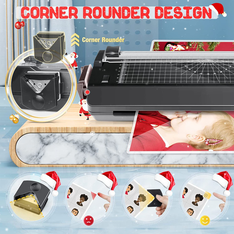 1pc Photo Corner Rounder Portable Corner Cutter Paper Punch Trimmer For ...