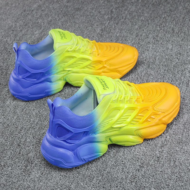 Mens Breathable Lightweight Platform Shoes Outdoor Comfortable Walking ...