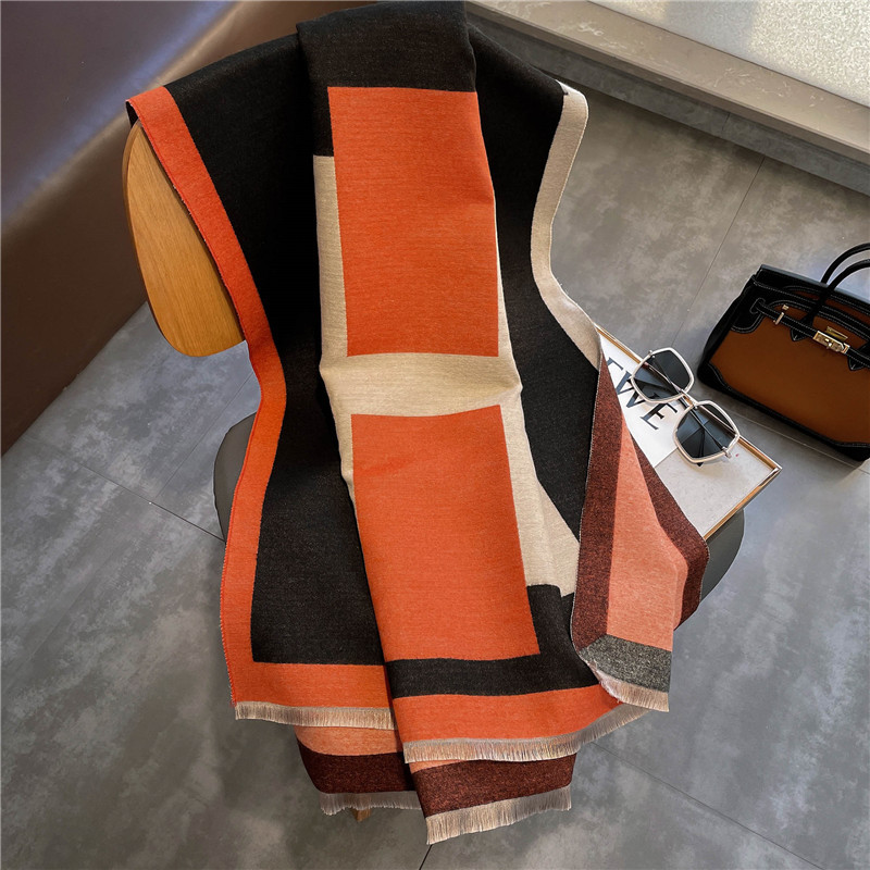 Cashmere Scarf Women Warm Reversible - Temu United Kingdom