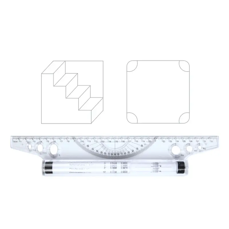 Multi Function Drawing Tool Roll Draw Ruler Metric Rolling Ruler Clear ... Multi Function Drawing Tool Roll Draw Ruler Metric Rolling Ruler Clear ...