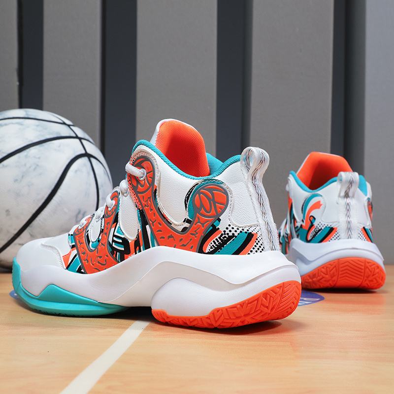 Men's Graffiti Basketball Shoes Trendy Breathable Lightweight Non-slip Sneakers - Men's Shoes ...