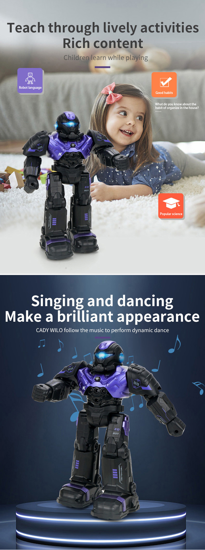 R20 Rc Robot Toys Kids Gesture Sensing Programmable Remote - Temu Australia