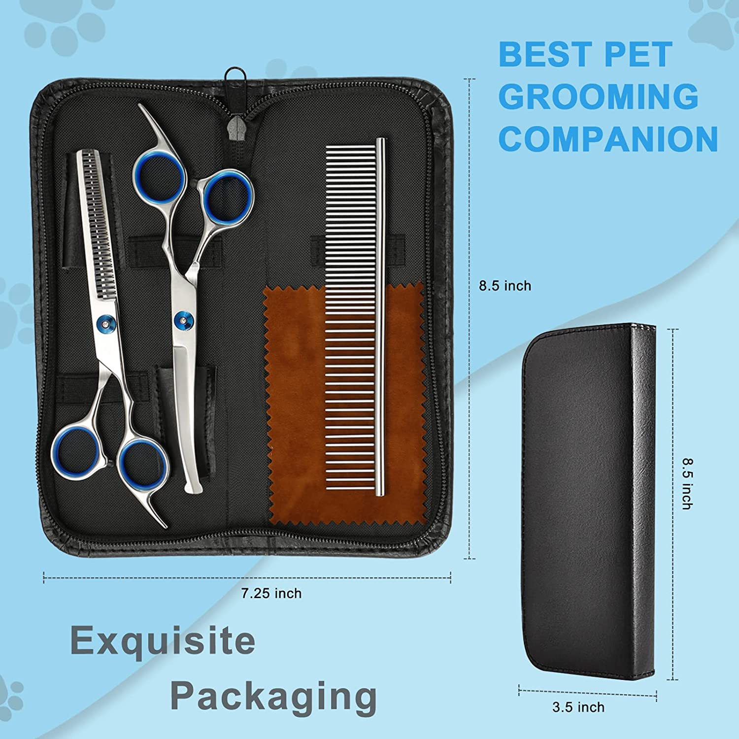 Professional Pet Grooming Scissors Stainless Steel - Temu United Arab ...