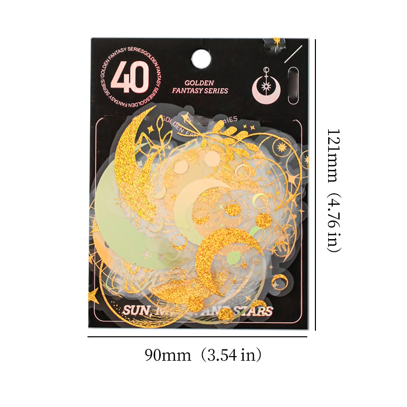 4styles /bag Vintage Laser Sticker Pack Stars - Temu Australia