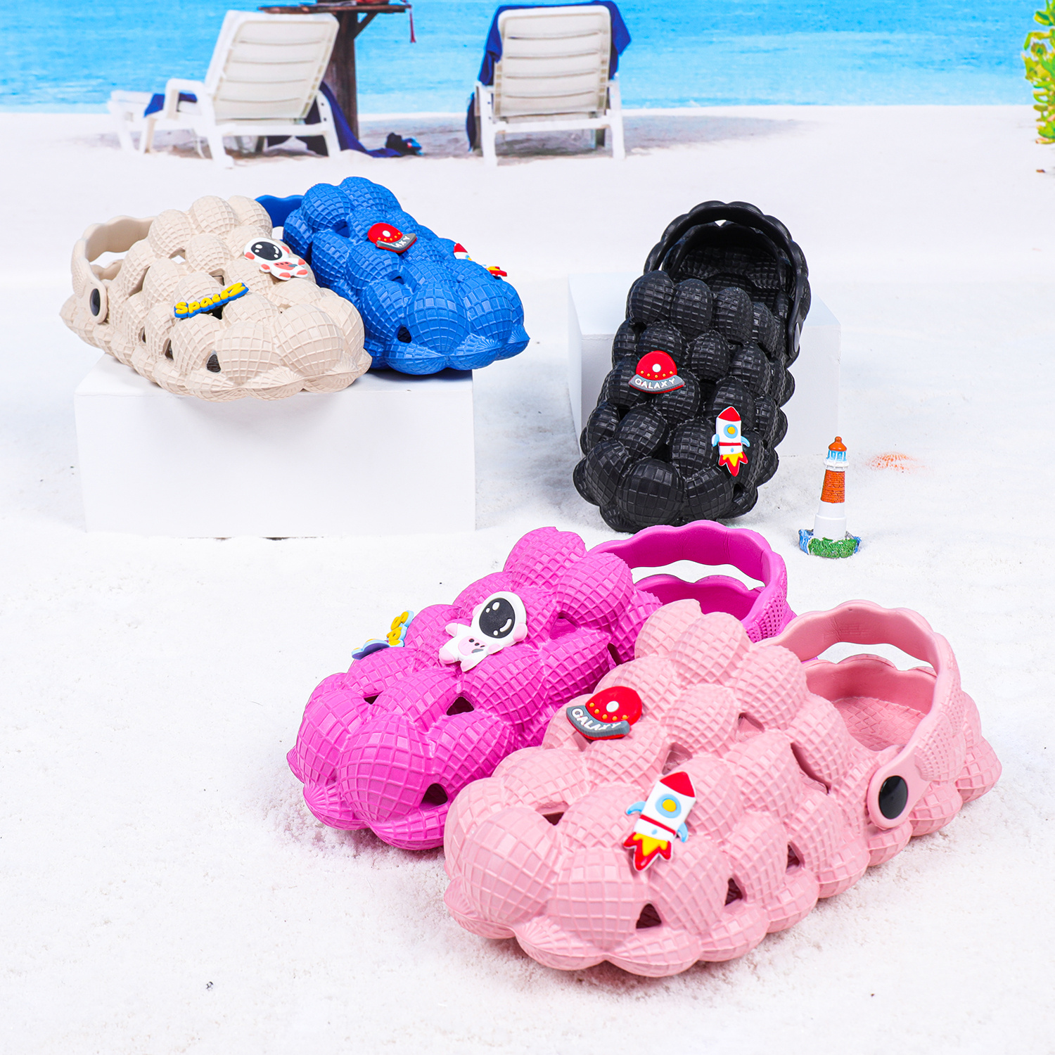 Unisex Kids Massage Bubble Slides Soft soled Anti slip - Temu United ...